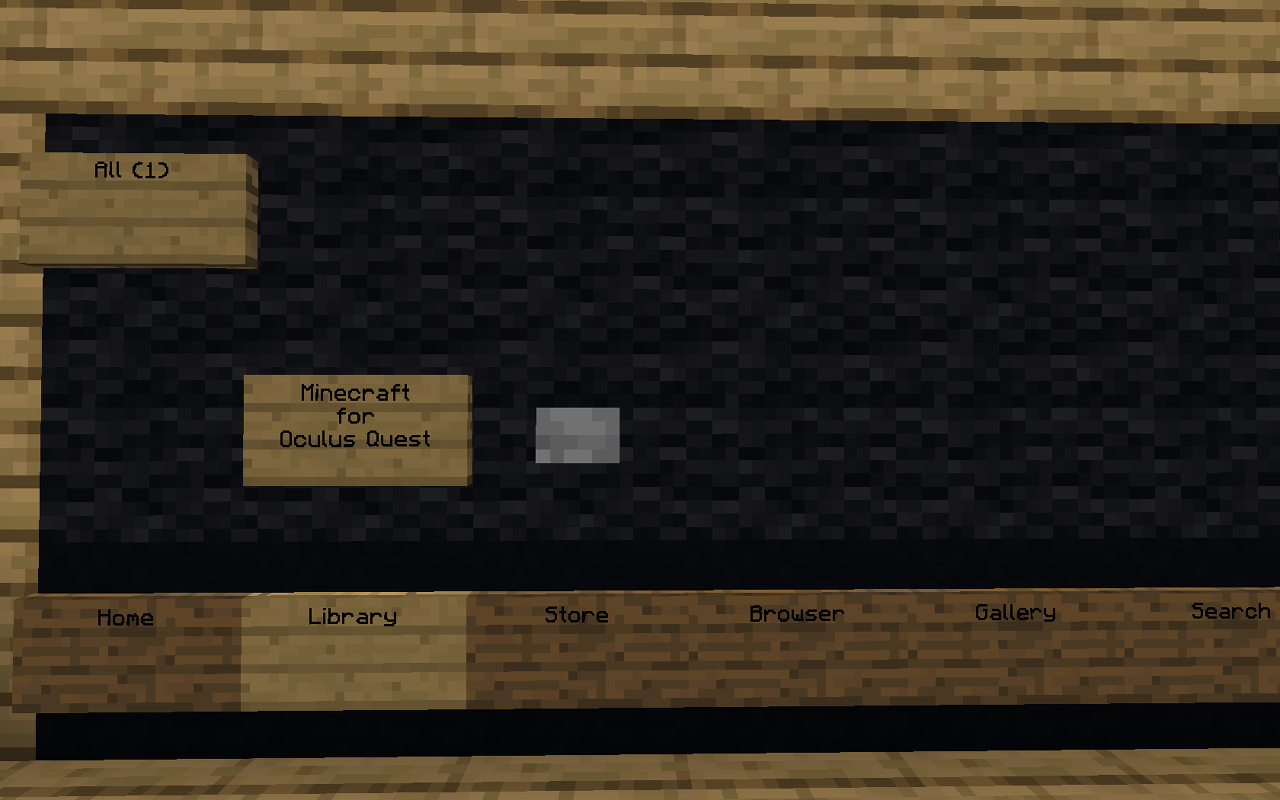 Oculus Quest Minecraft Map