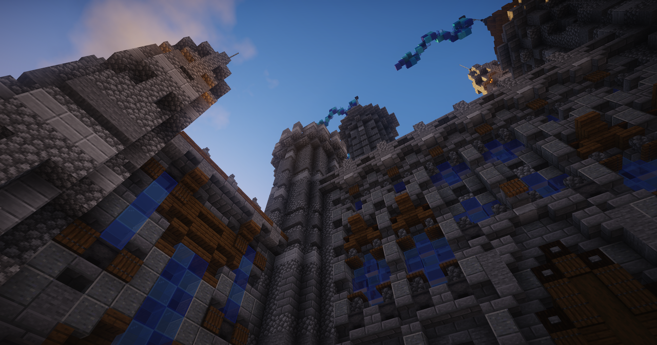Blue Diamond Castle Minecraft Map