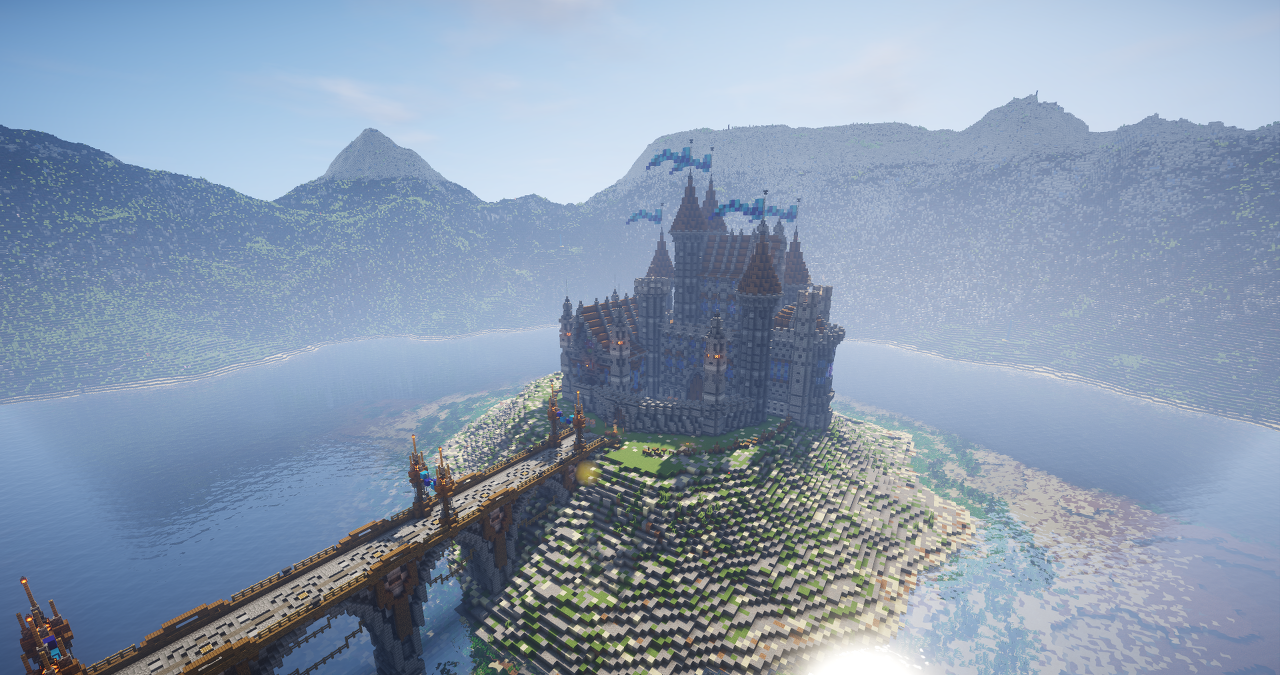 Blue Diamond Castle Minecraft Map