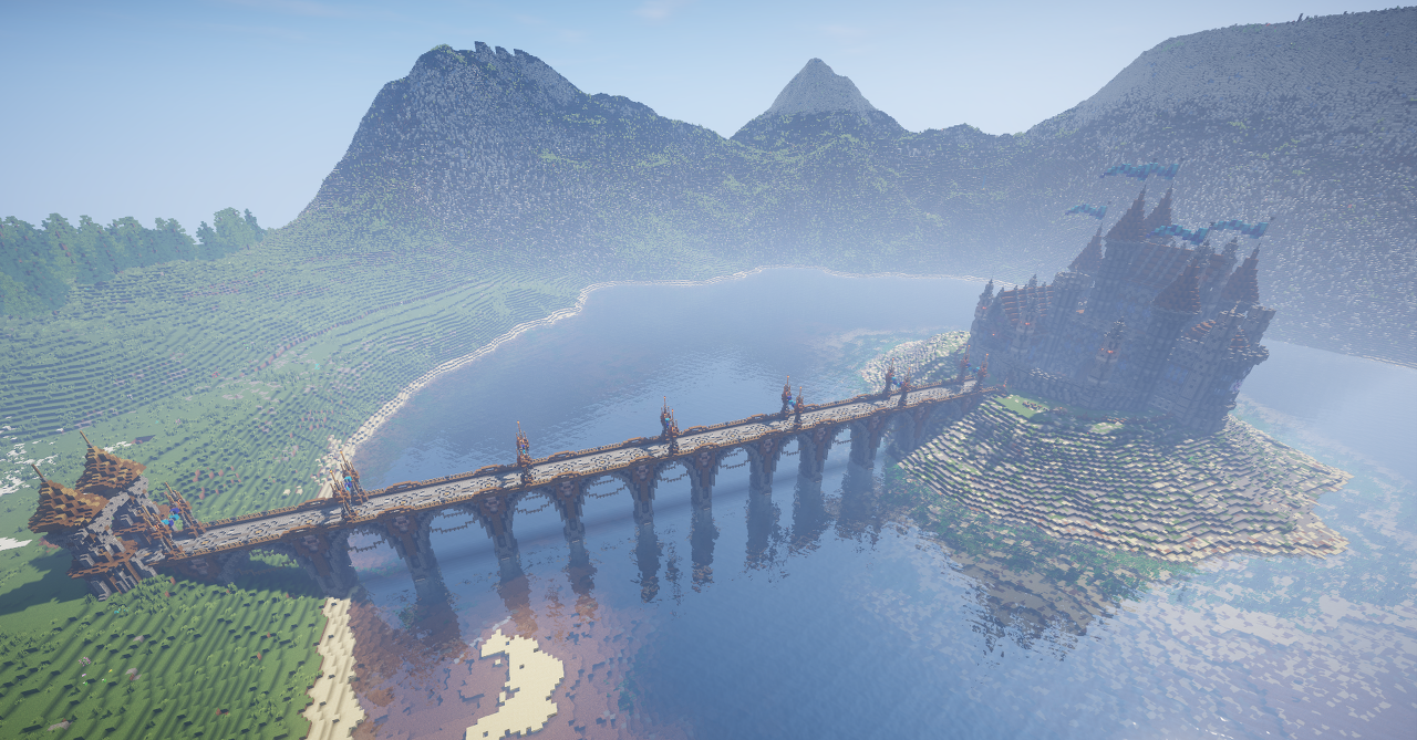 Blue Diamond Castle Minecraft Map