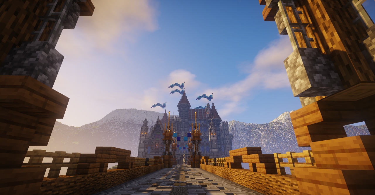 Blue Diamond Castle Minecraft Map