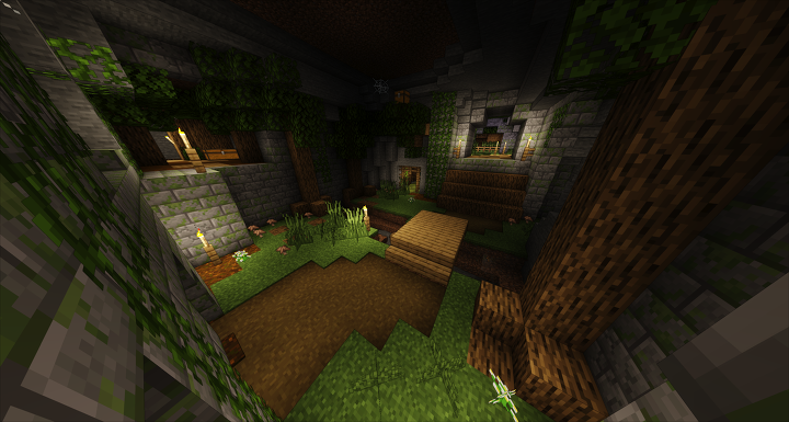 Forest Temple Dungeon Minecraft Map