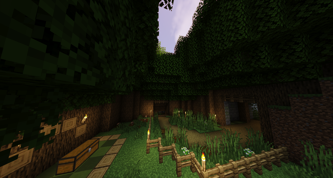 Forest Temple Dungeon Minecraft Map