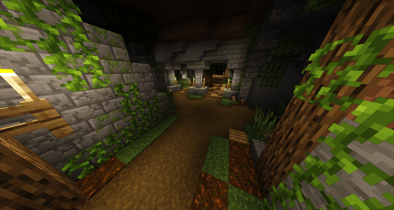 Forest Temple Dungeon Minecraft Map