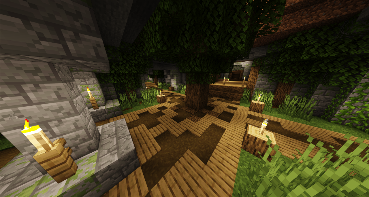 Forest Temple Dungeon Minecraft Map