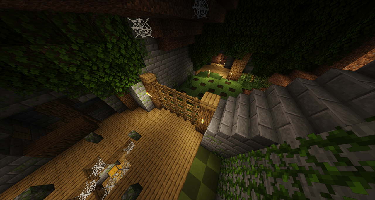 Forest Temple Dungeon Minecraft Map