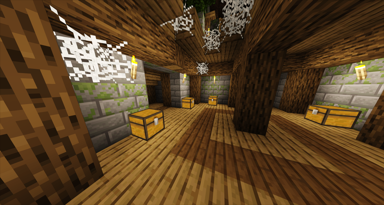 Forest Temple Dungeon Minecraft Map