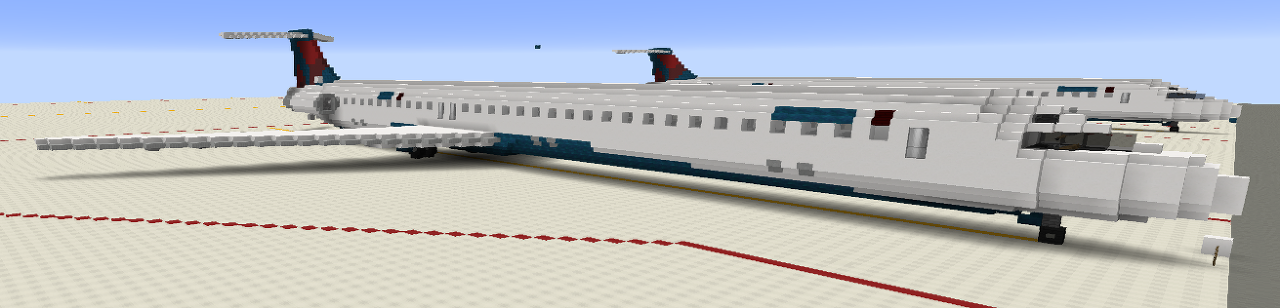 MD-88 & MD-90 Minecraft Map