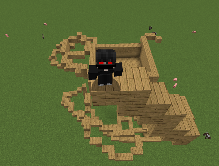 Simple Oak PlanksScaffolding DataPack Minecraft Data Pack