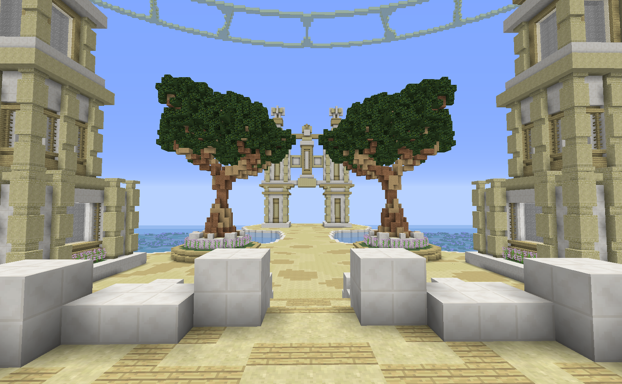 Giant 600x600 Lobby Minecraft Map