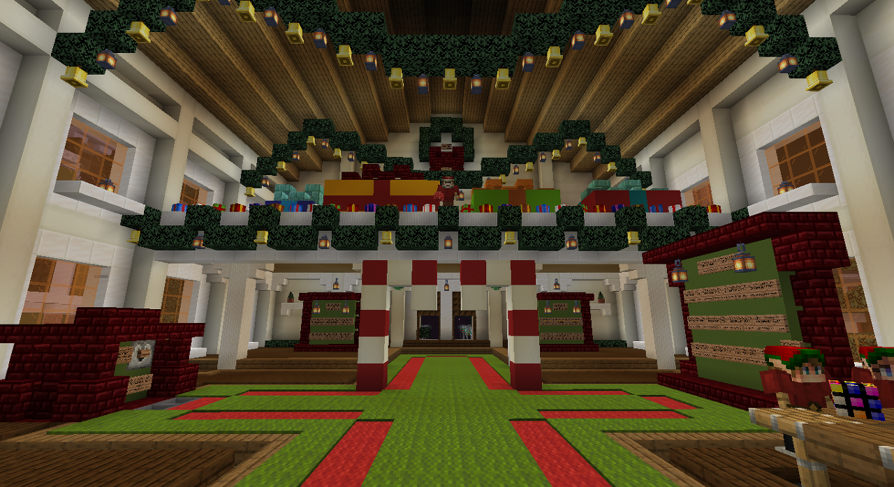 Fantasia's 9th Annual Christmas Build Competition Spawn Minecraft Map