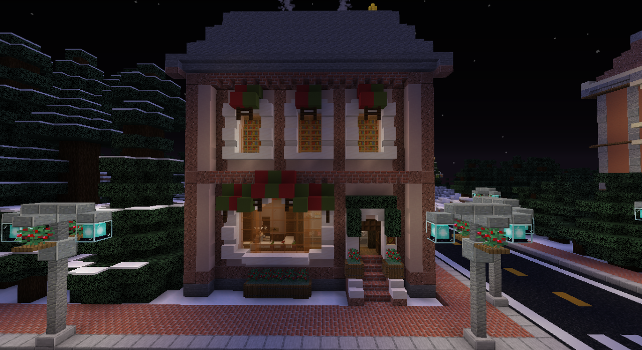 Fantasia's 9th Annual Christmas Build Competition Spawn Minecraft Map