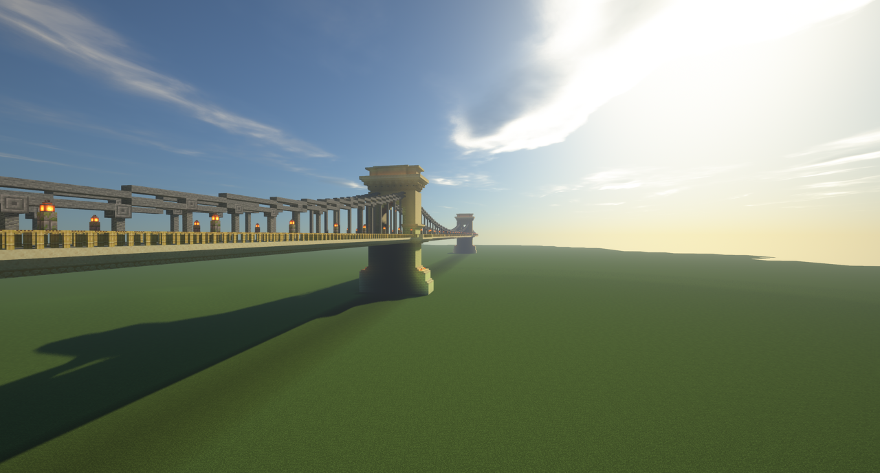Széchenyi Lánchíd || Budapest Chain Bridge || 1:1 Scale Minecraft Map