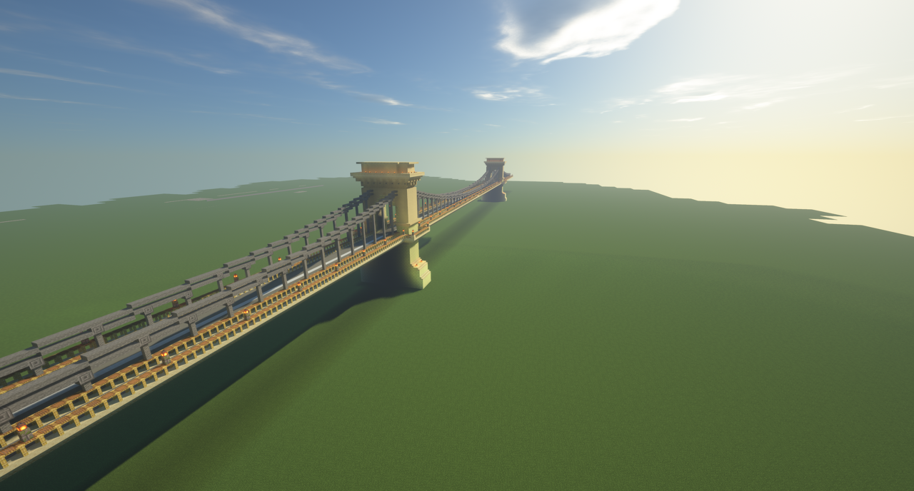 Széchenyi Lánchíd || Budapest Chain Bridge || 1:1 Scale Minecraft Map