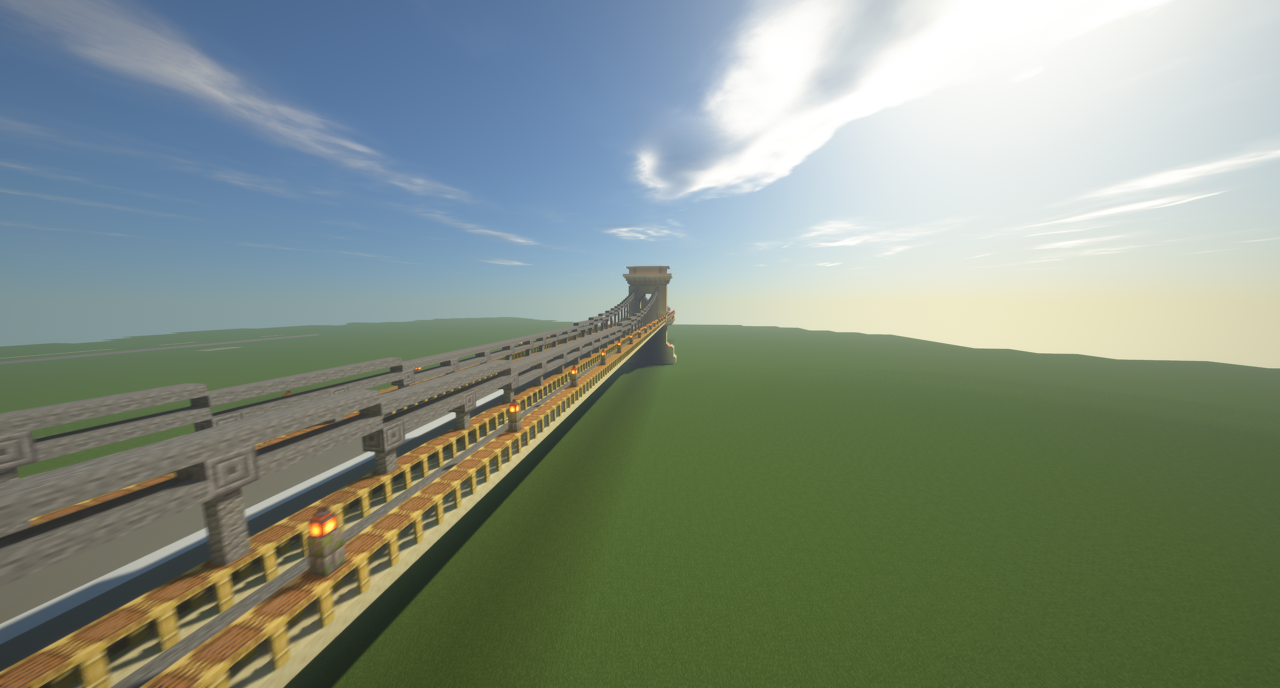 Széchenyi Lánchíd || Budapest Chain Bridge || 1:1 Scale Minecraft Map