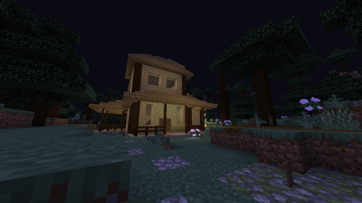 cabin in the woods Minecraft Map