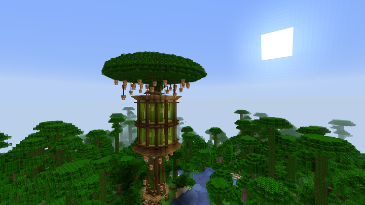 Big Tree House Minecraft Map