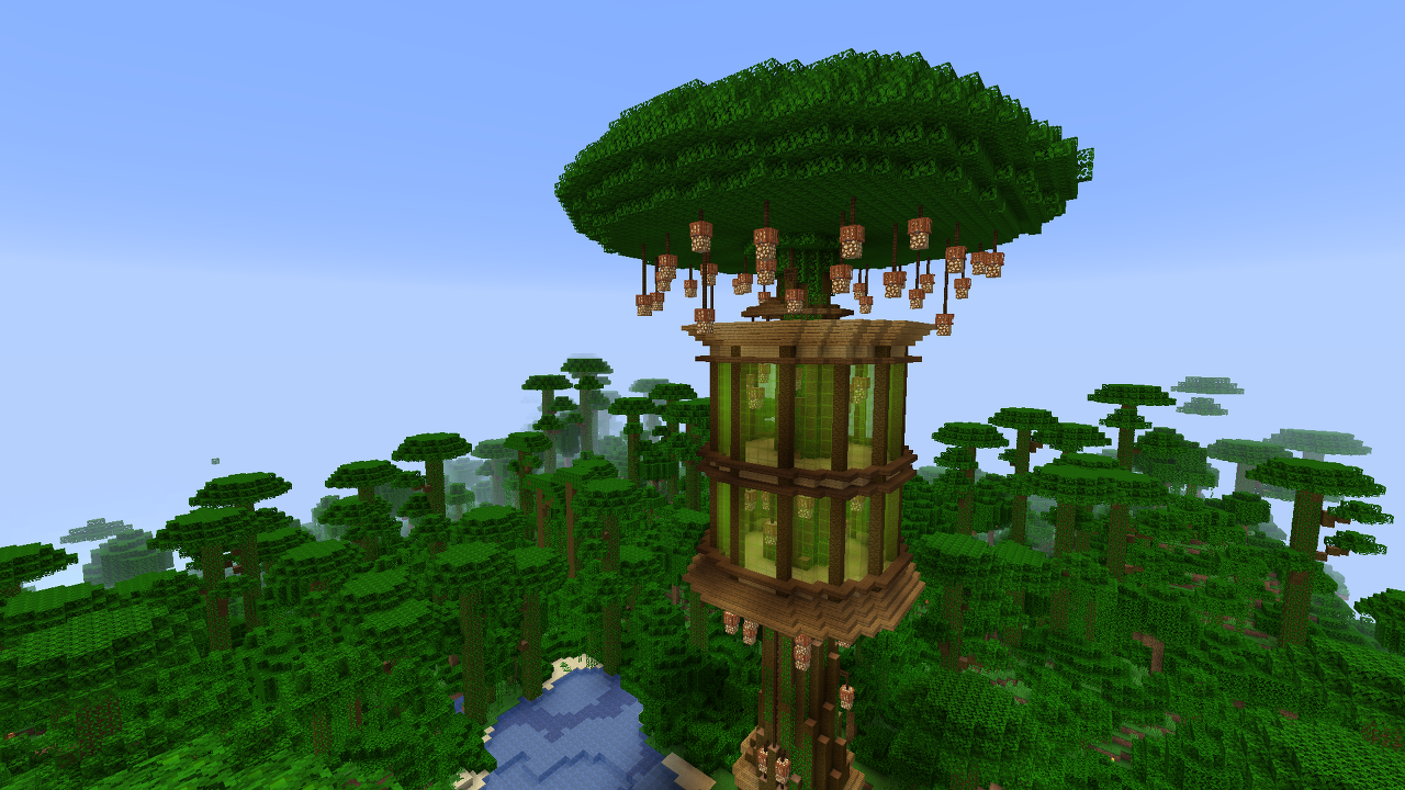 Big Tree House Minecraft Map
