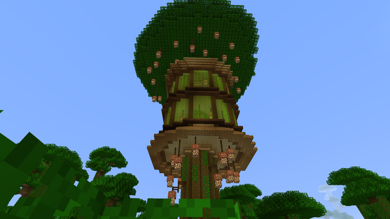 Big Tree House Minecraft Map