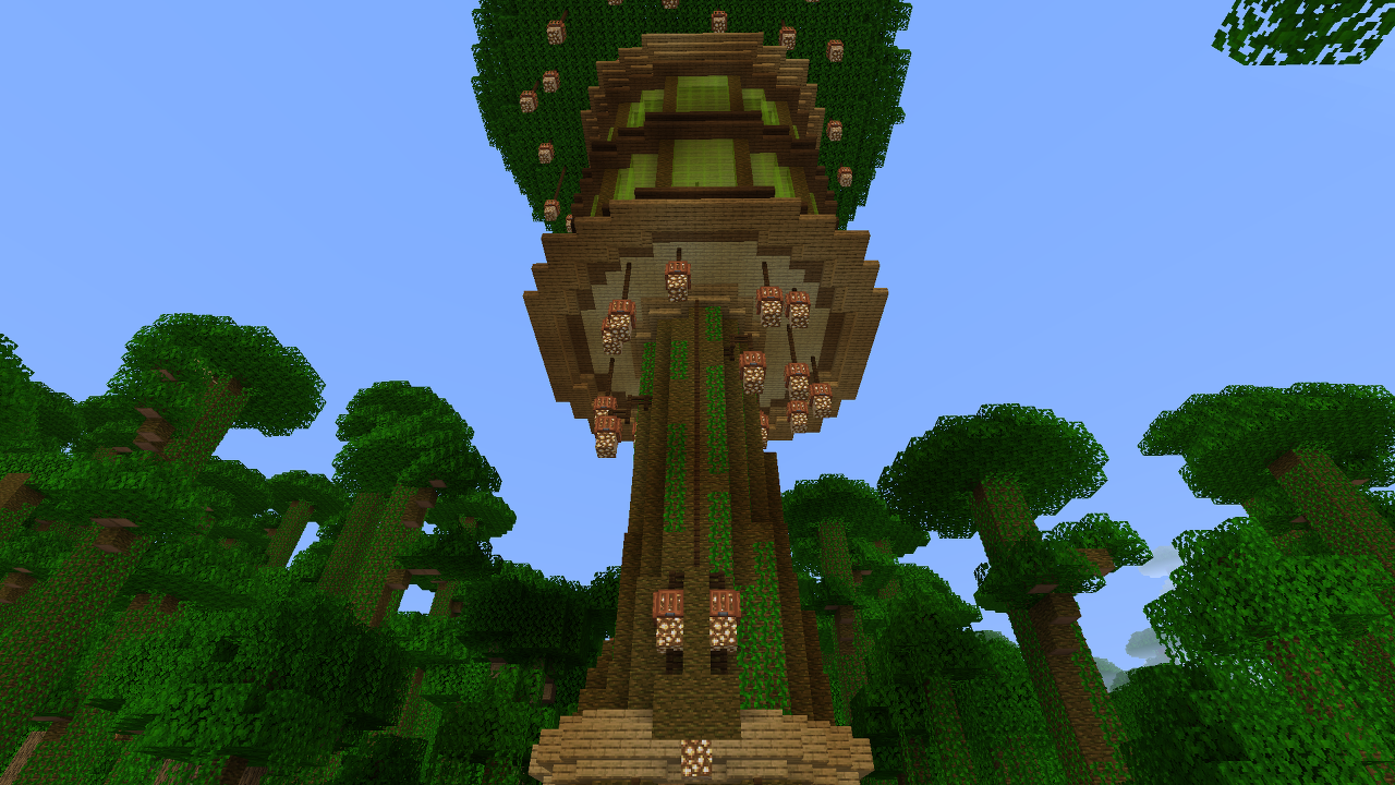Big Tree House Minecraft Map