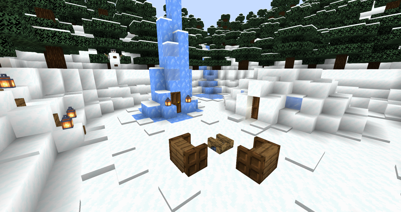 Block by Block Winter Set Minecraft Map