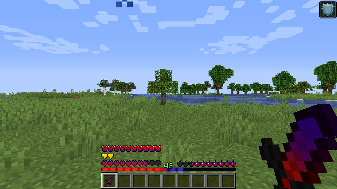 Red Blue Fade PvP Minecraft Texture Pack