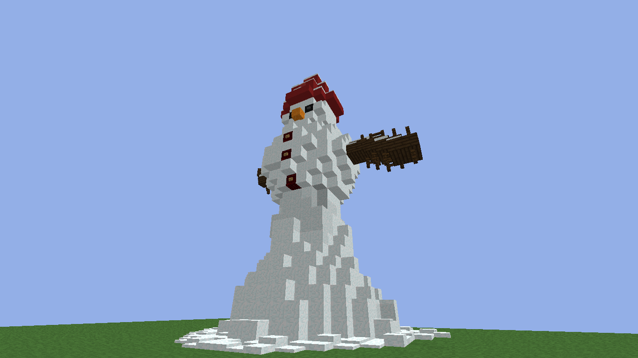 Snowman Minecraft Map