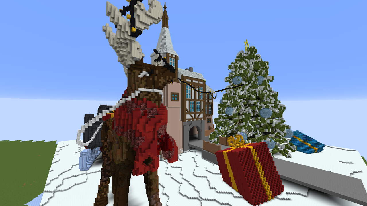 North Pole Christmas House Minecraft Map
