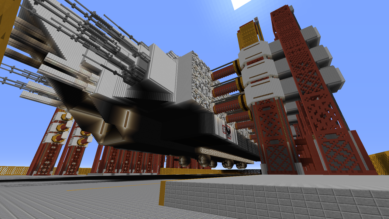 Titan Class Land/Sea Platform/Rig (work in progress) Minecraft Map