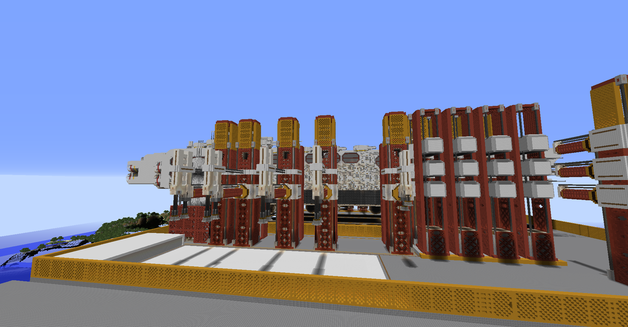 Titan Class Land/Sea Platform/Rig (work in progress) Minecraft Map