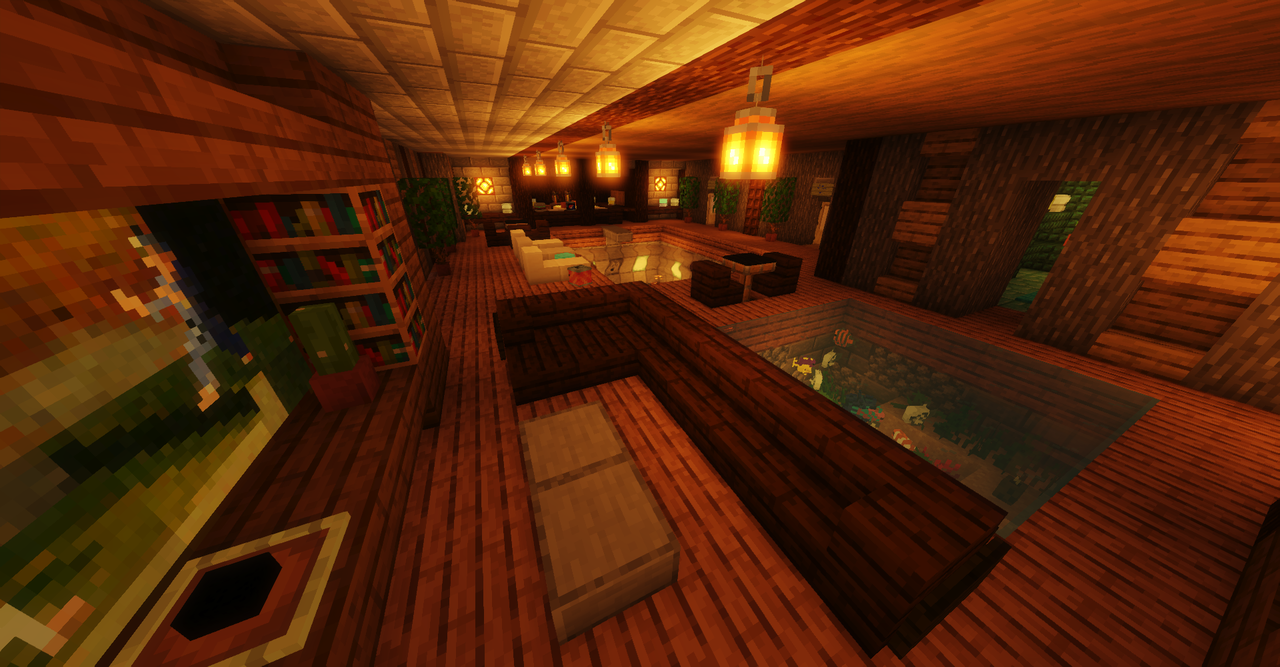 Modern Wooden Mansion || Full Creative World || Interiors V1.2 ...