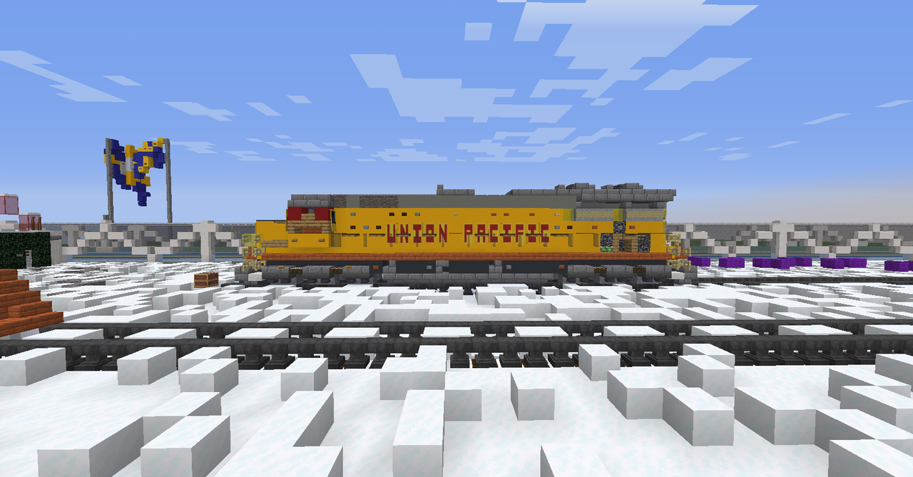 Union Pacific C30-7 Minecraft Map