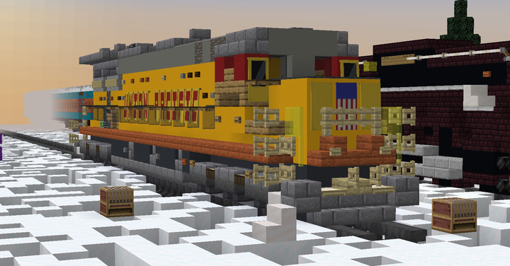 Union Pacific C30-7 Minecraft Map