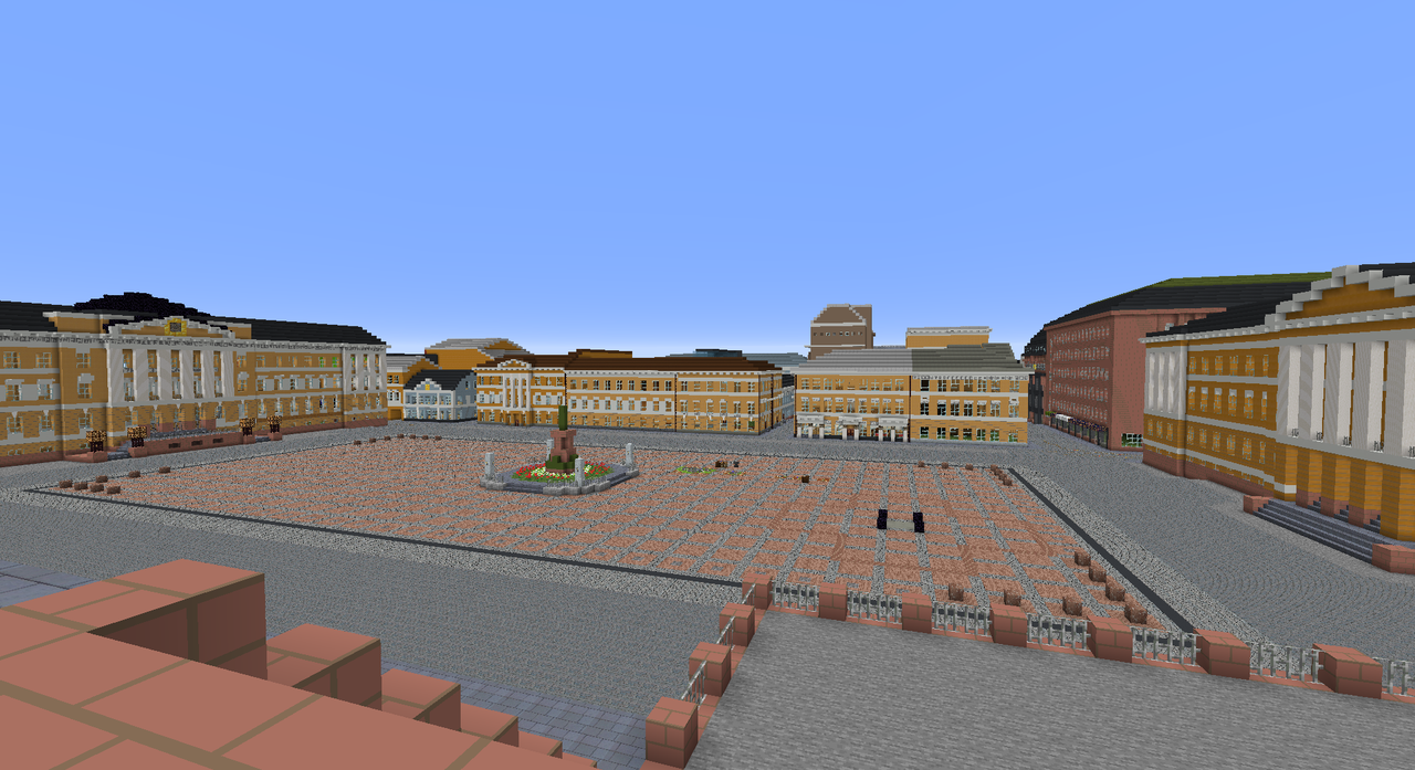 Helsinki City Center (1:1 scale) Minecraft Map