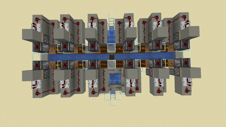 Fully Automated Sea Pickle Farm Minecraft Map