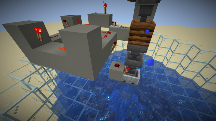 Fully Automated Sea Pickle Farm Minecraft Map