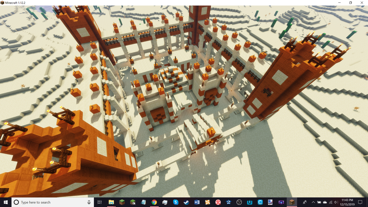 Desert Castle Minecraft Map