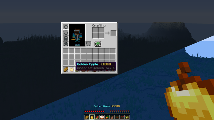 Visualize Food Saturazion (Apple_Skin for vanilla) Minecraft Texture Pack