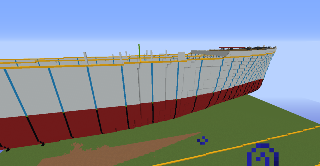 RMS Titanic 2:1 Scale Minecraft Map