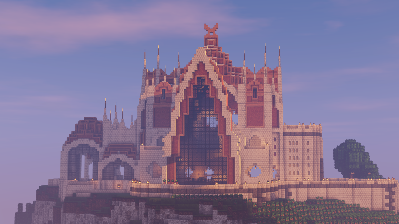 The Church of Sacred White Stone Minecraft Map
