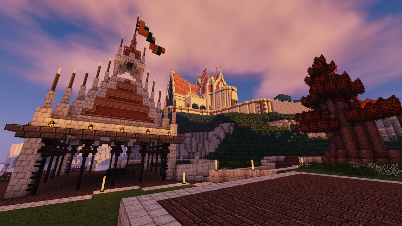 The Church of Sacred White Stone Minecraft Map