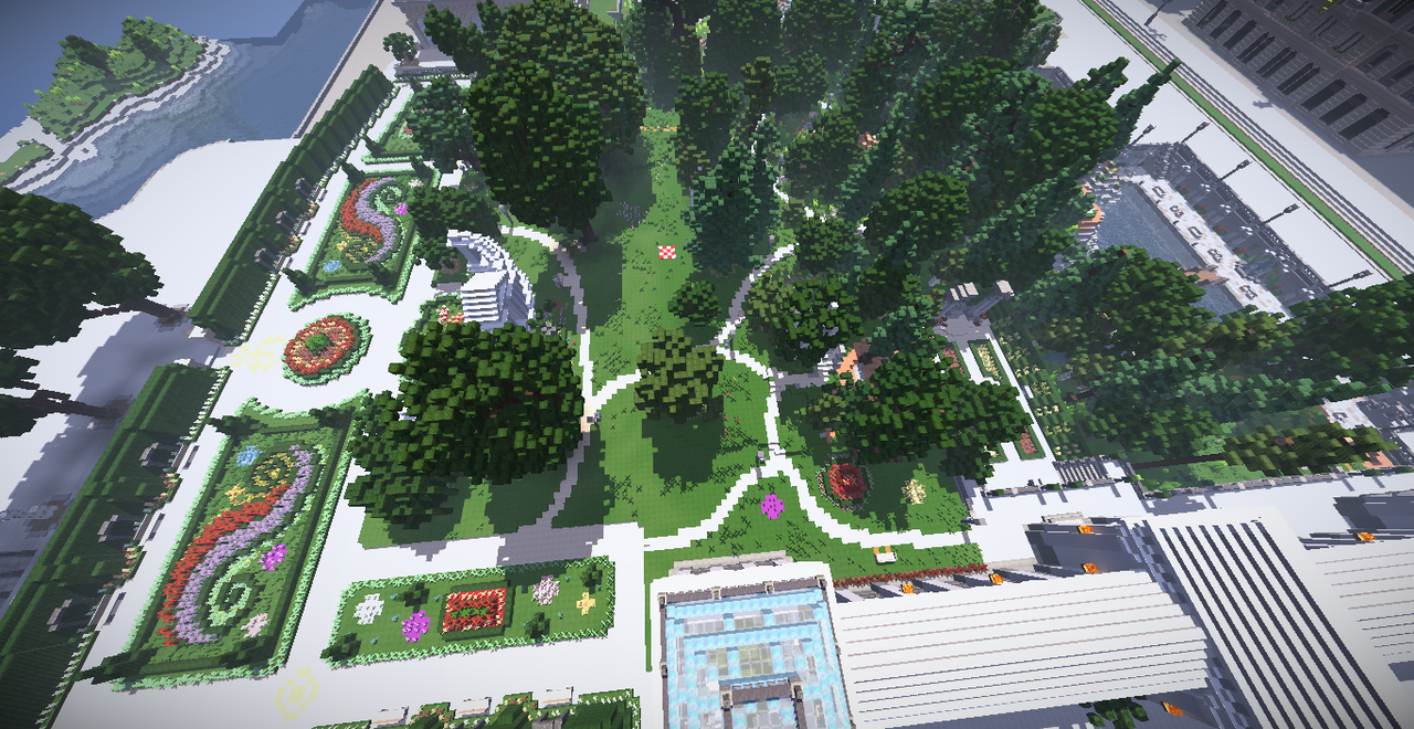 Capitol city park Minecraft Map