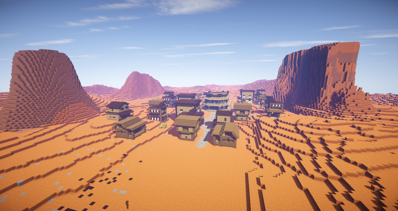 Wild west/Desert adventure map Minecraft Map