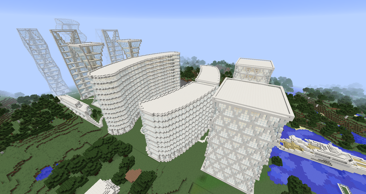 THE_WHITE_SYMMETRICAL_COMPLEX-1.0.5 Minecraft Map