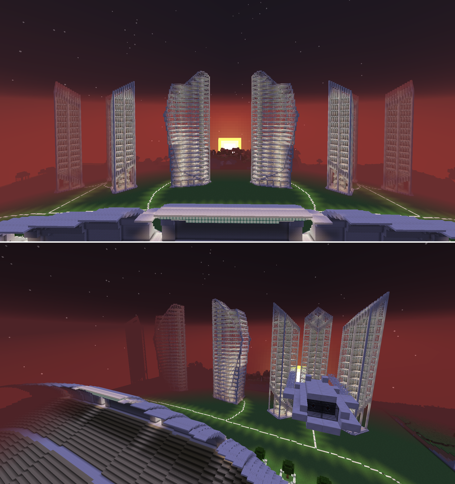 THE_WHITE_SYMMETRICAL_COMPLEX-1.0.5 Minecraft Map