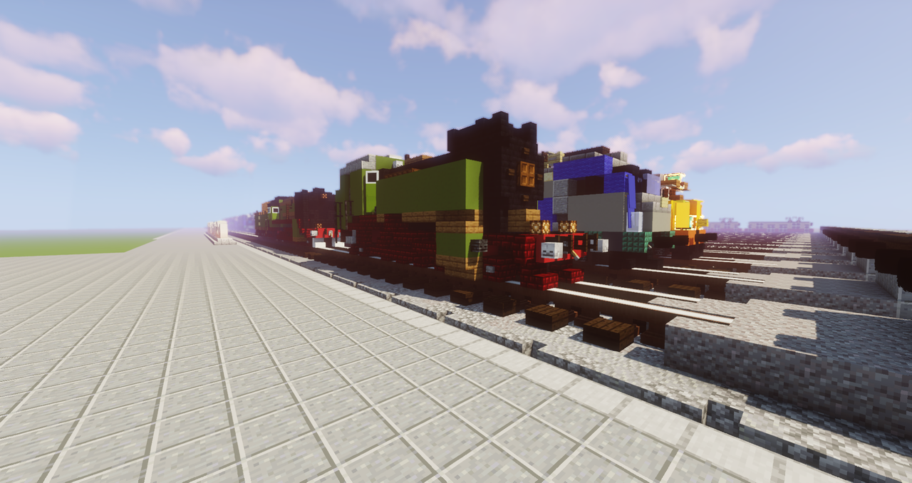 [WiP] [1.5:1 scale] Trains in Poland project Minecraft Map