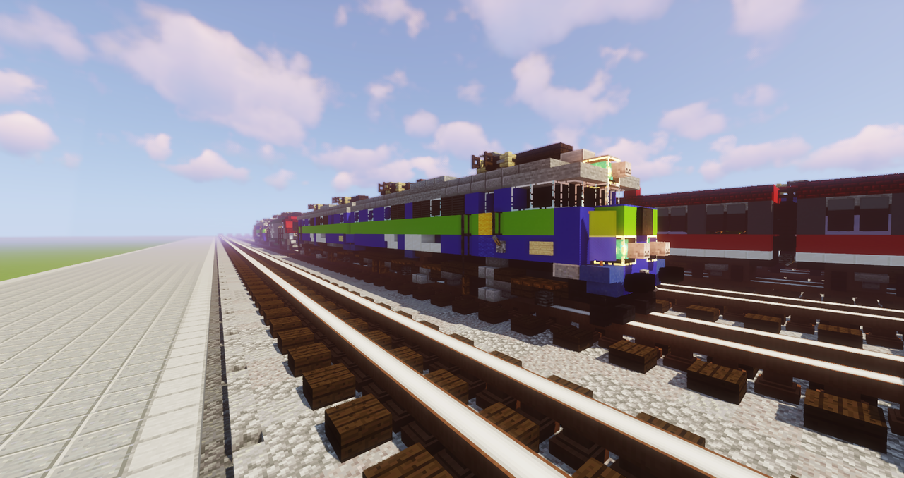 [WiP] [1.5:1 scale] Trains in Poland project Minecraft Map