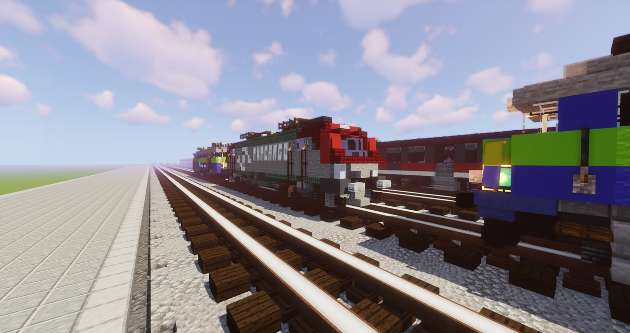[WiP] [1.5:1 scale] Trains in Poland project Minecraft Map