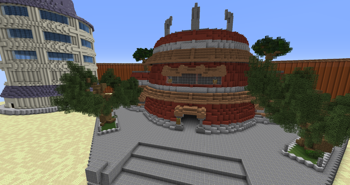 Naruto Gaiden Konoha Minecraft Map