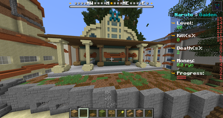 Naruto Gaiden Konoha Minecraft Map